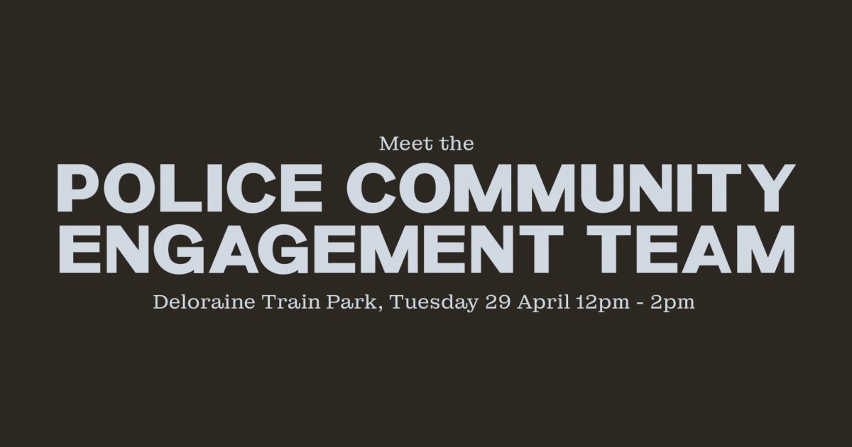 The Police Community Engagement Team is visiting Deloraine – Join us at ...